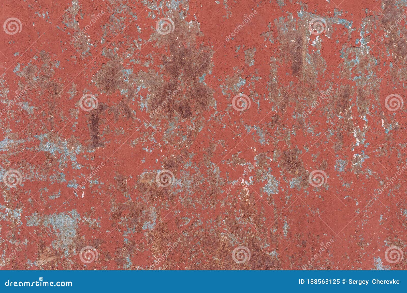 Abstract Metal Texture Background. Old Surface in Rust and Dirt in Red ...