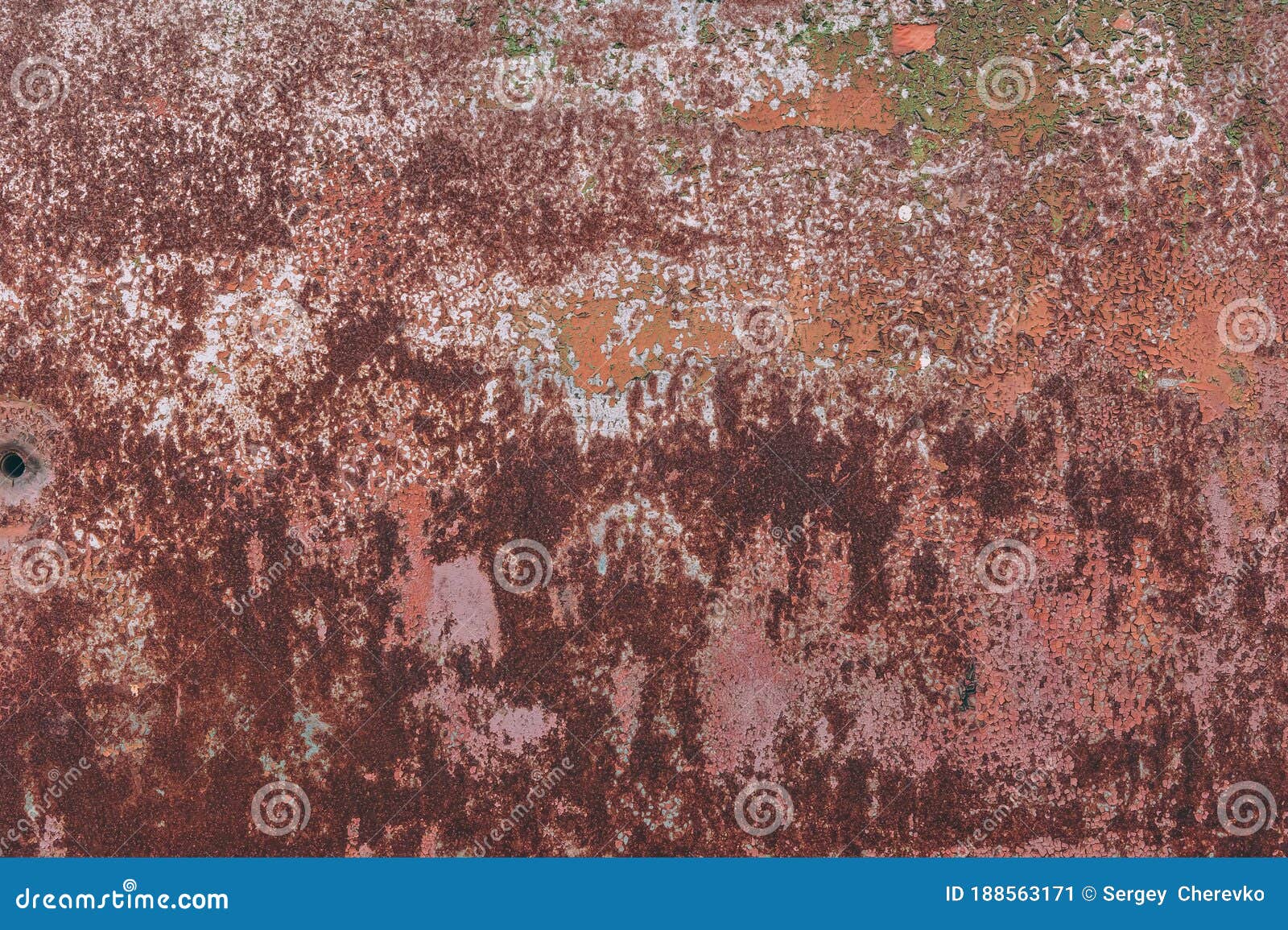 Abstract Metal Texture Background. Old Surface in Rust and Dirt in Red ...