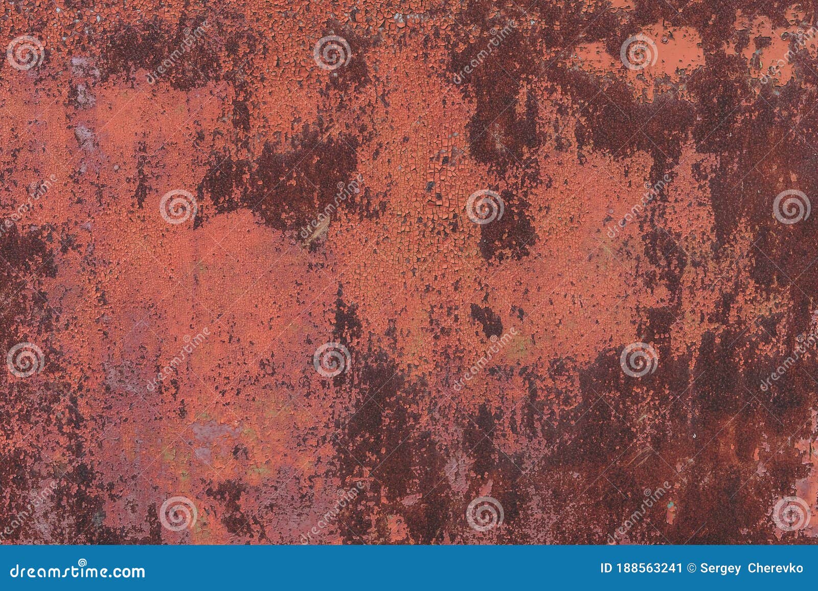Abstract Metal Texture Background. Old Surface in Rust and Dirt in Red ...