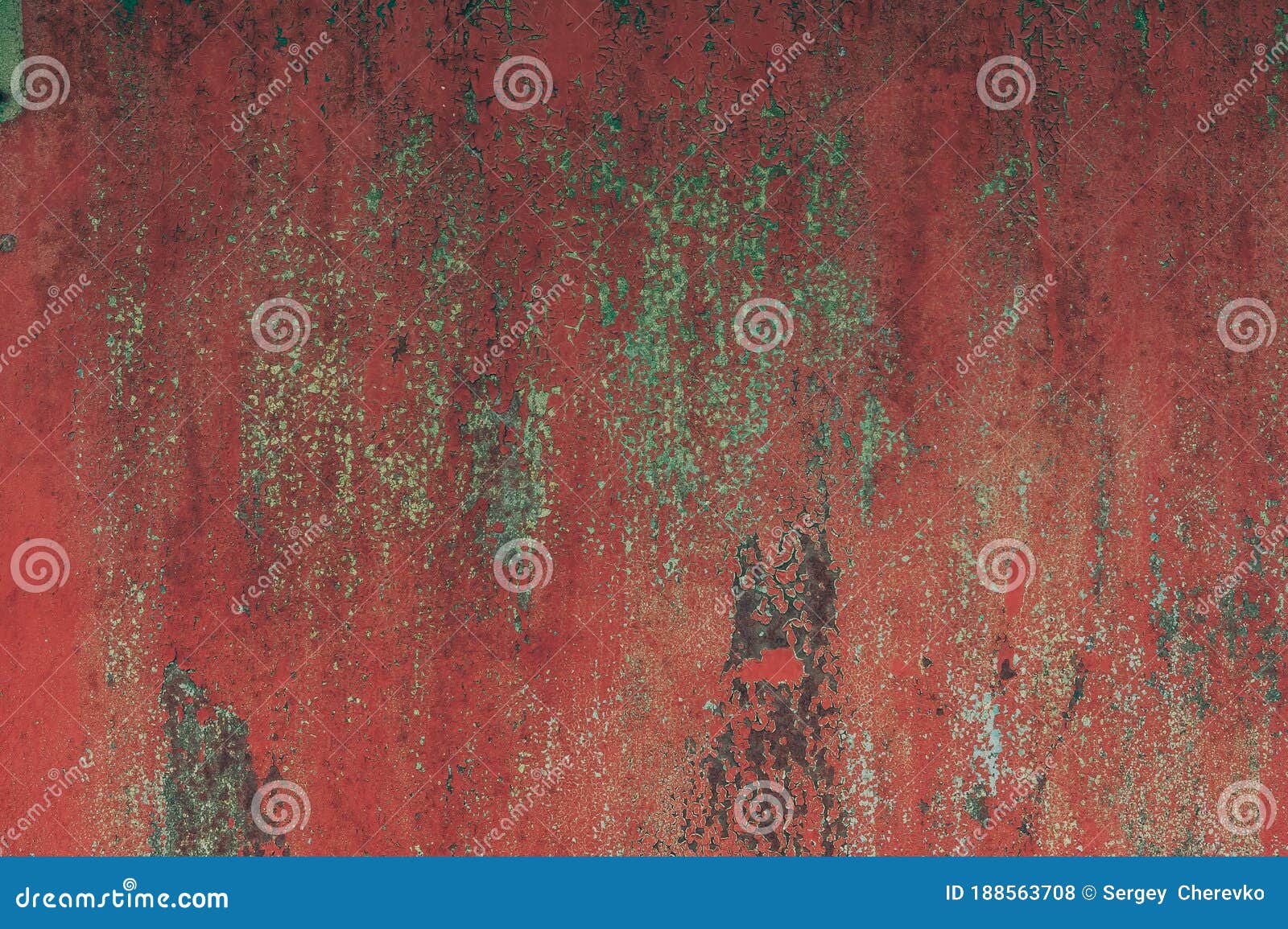 Abstract Metal Texture Background. Old Surface in Rust and Dirt in Red ...