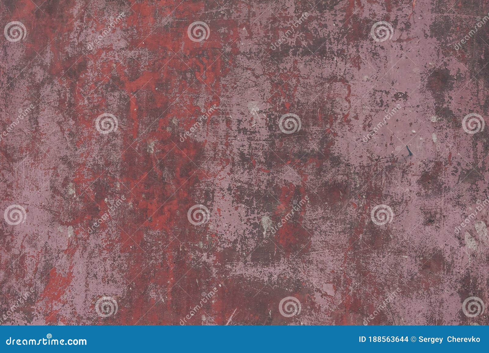 Abstract Metal Texture Background. Old Surface in Rust and Dirt in Red ...