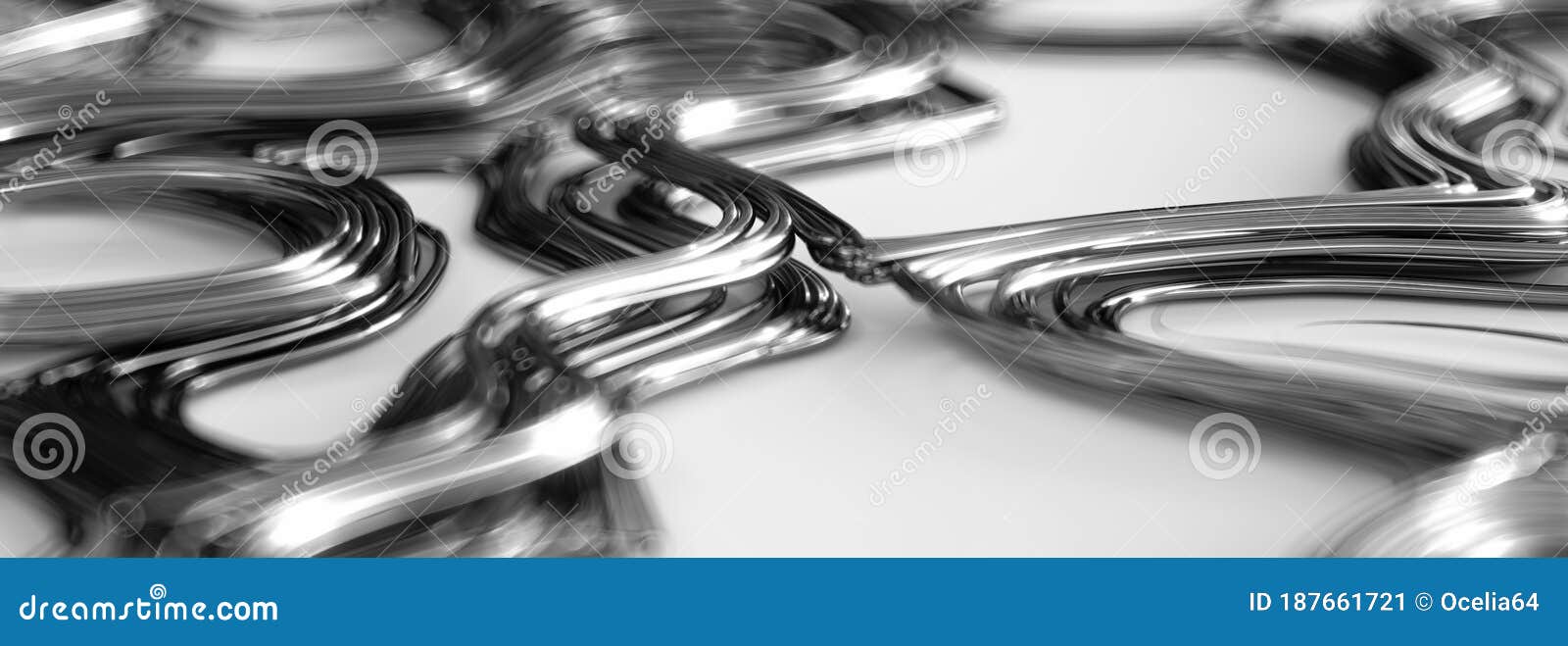 Abstract Metal Wire Background Black and White Stock Illustration ...