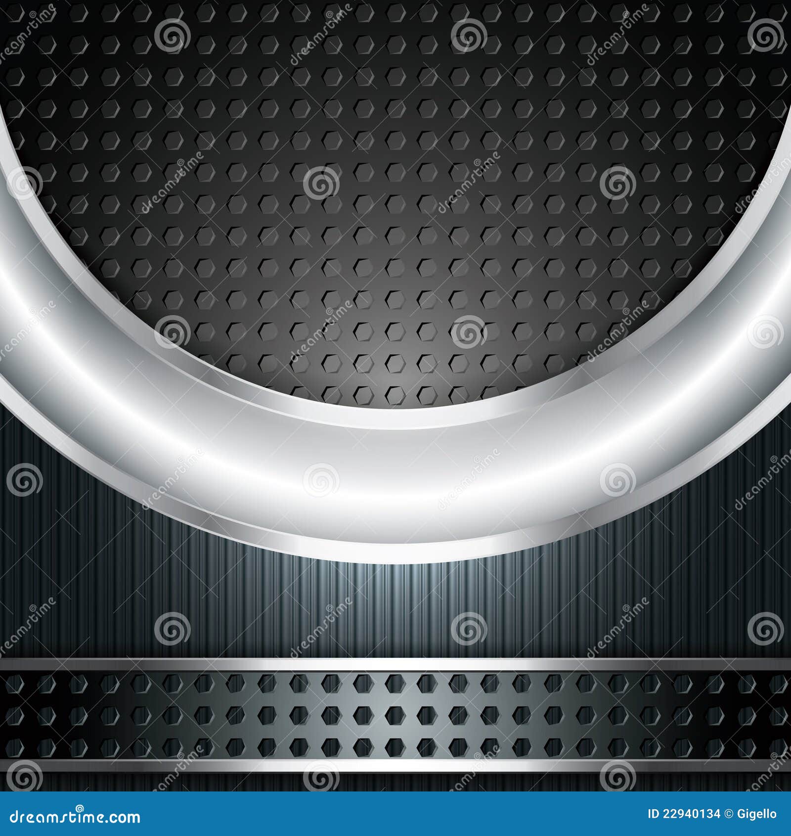 Abstract Metallic Background Stock Vector - Illustration of dynamic ...