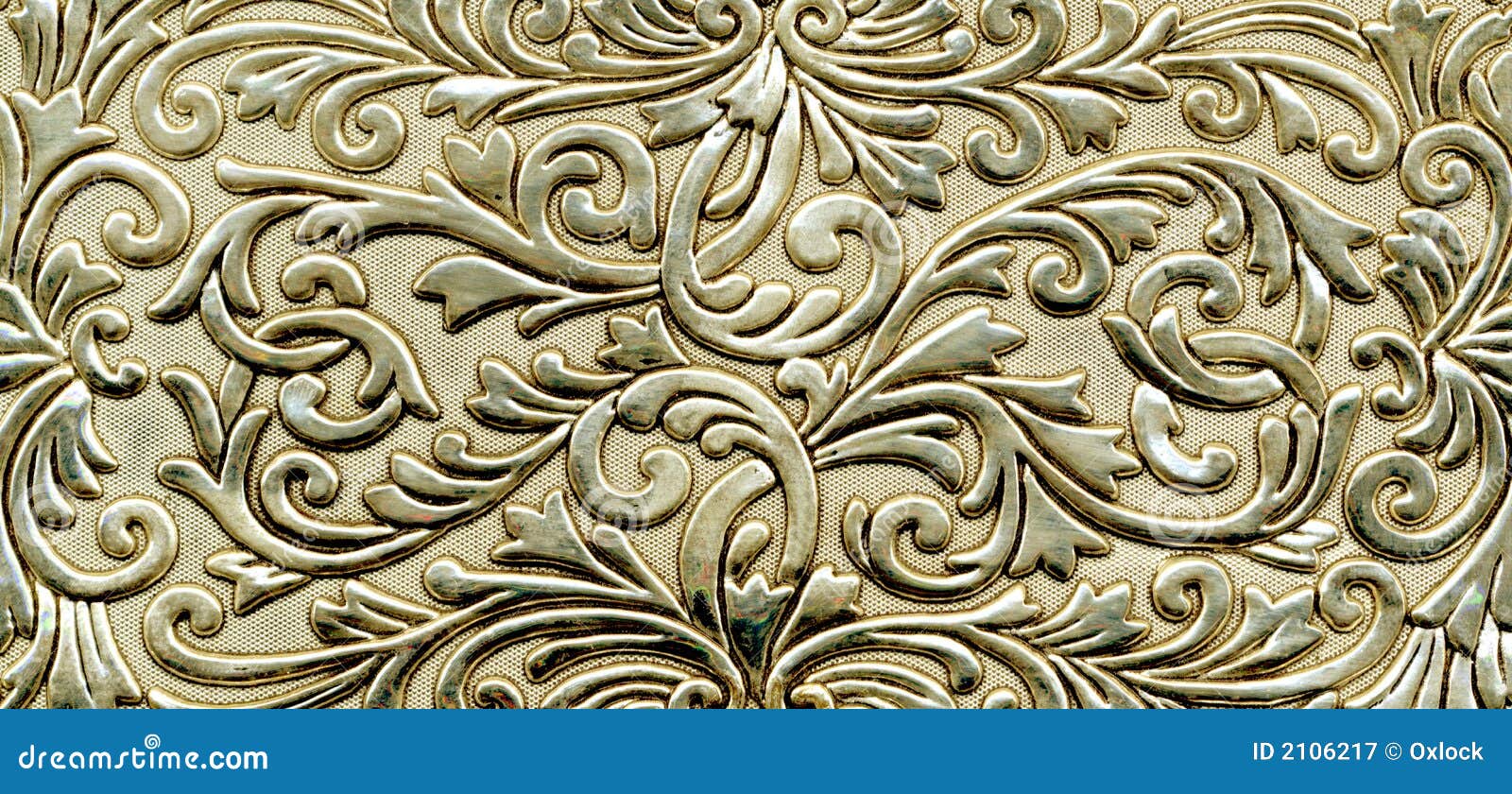 Golden Texture With Overlapping Fine Spiral Shapes, Decorative Metallic ...