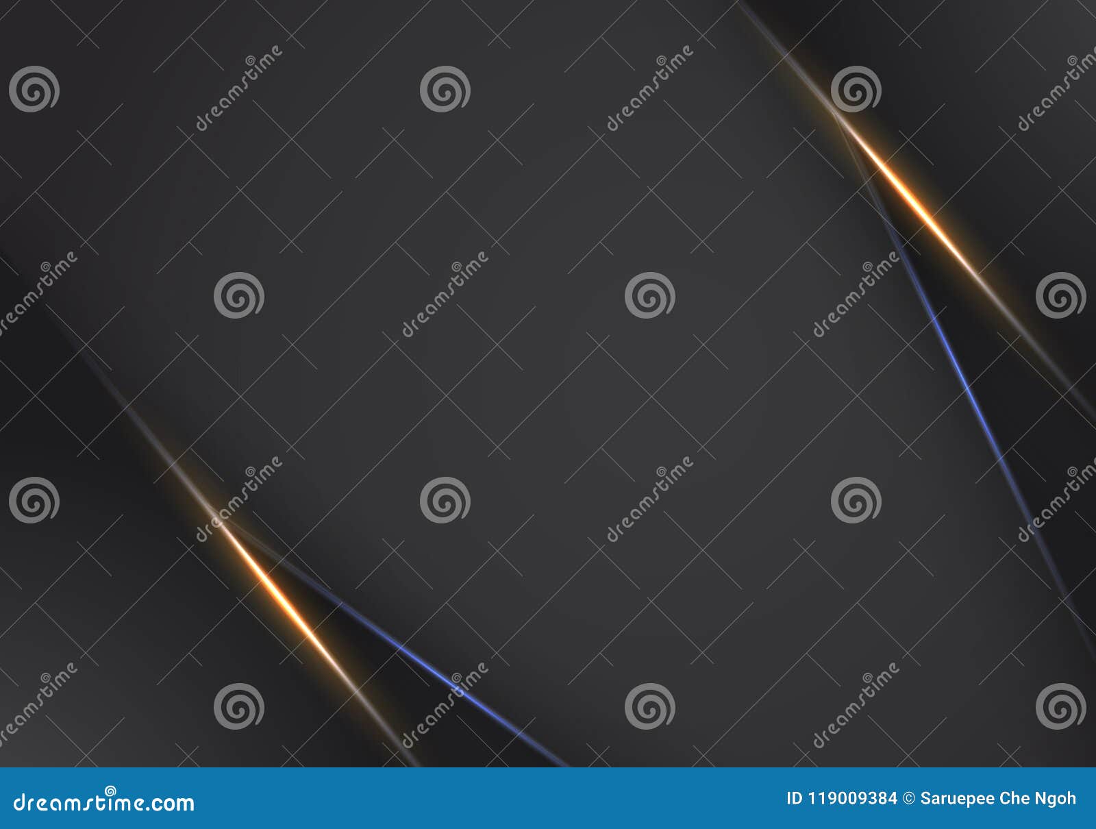 Abstract Metallic Orange Black Frame Layout Modern Tech Design Template ...