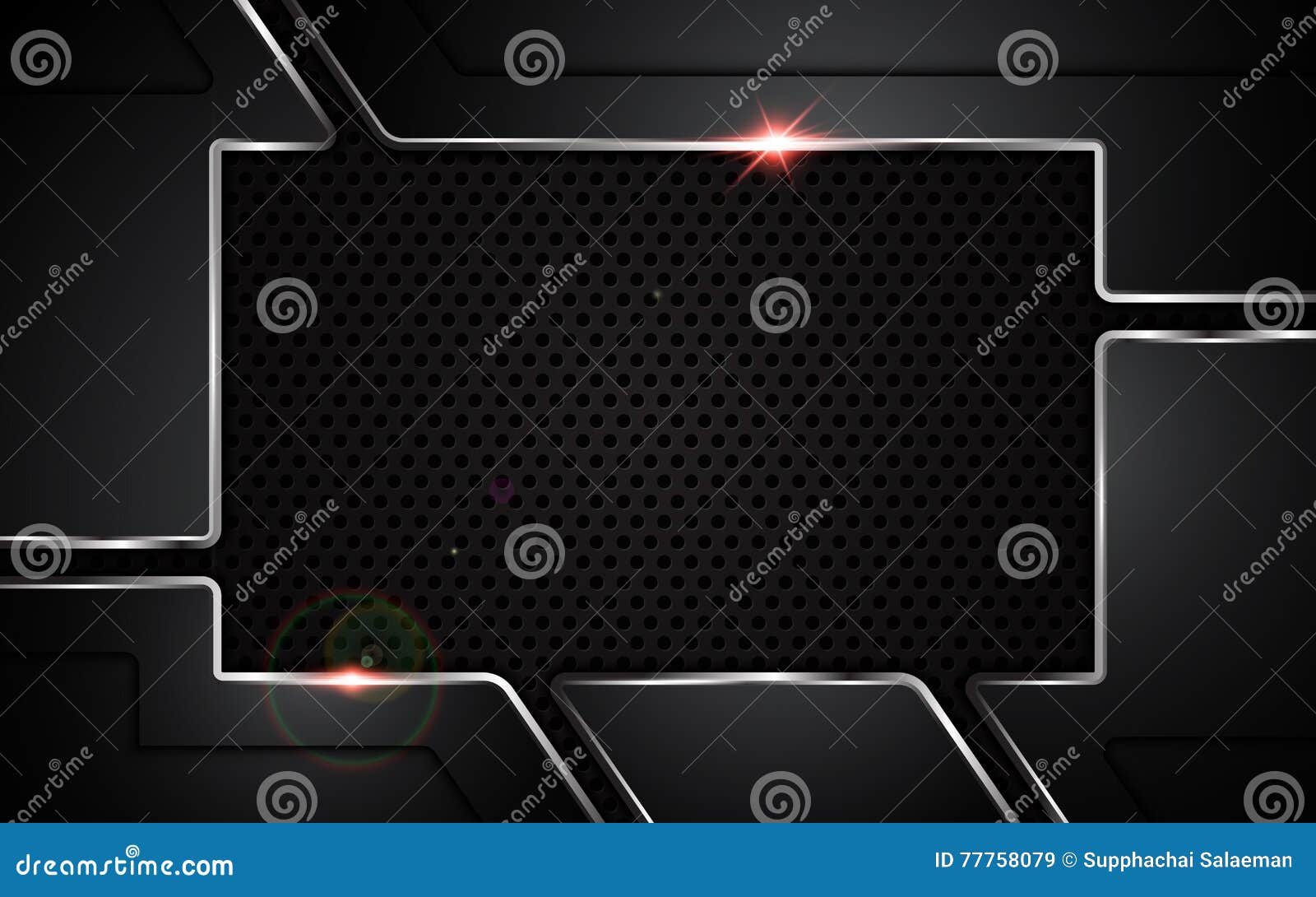 Abstract Metallic Plate Steel Texture Pattern Tech Sports Concept Frame ...