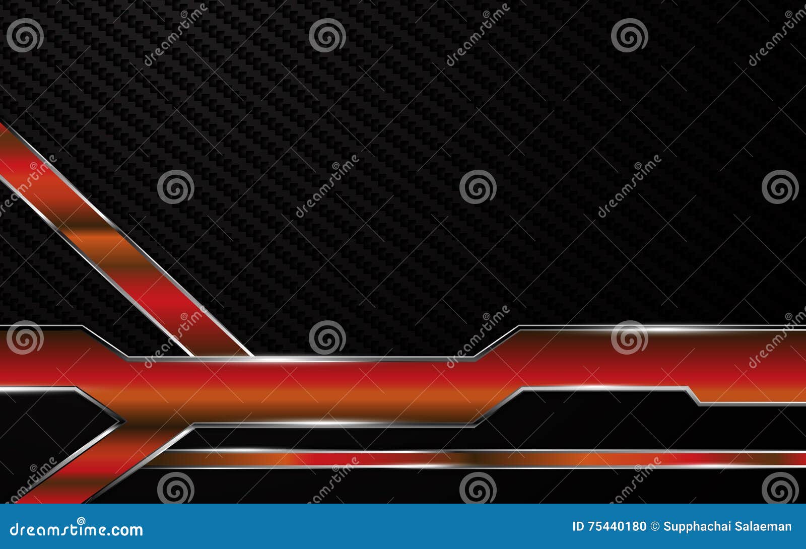 Abstract Metallic Red Frame Tech Racing Technology Innovation Concept ...