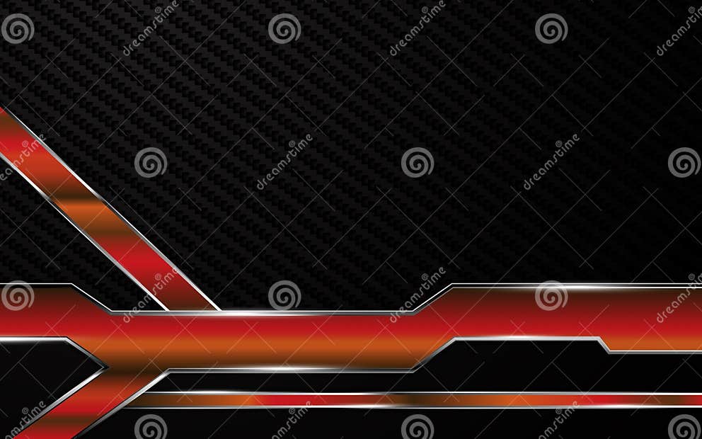 Abstract Metallic Red Frame Tech Racing Technology Innovation Concept ...