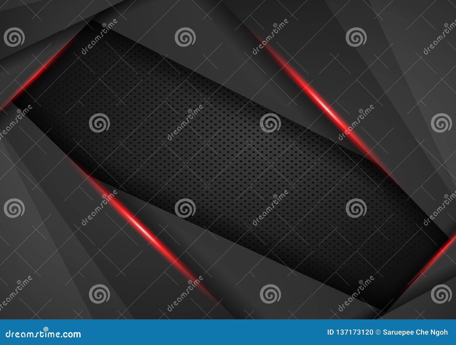 Abstract Metallic Red Frame Tech Racing Technology Innovation Concept ...