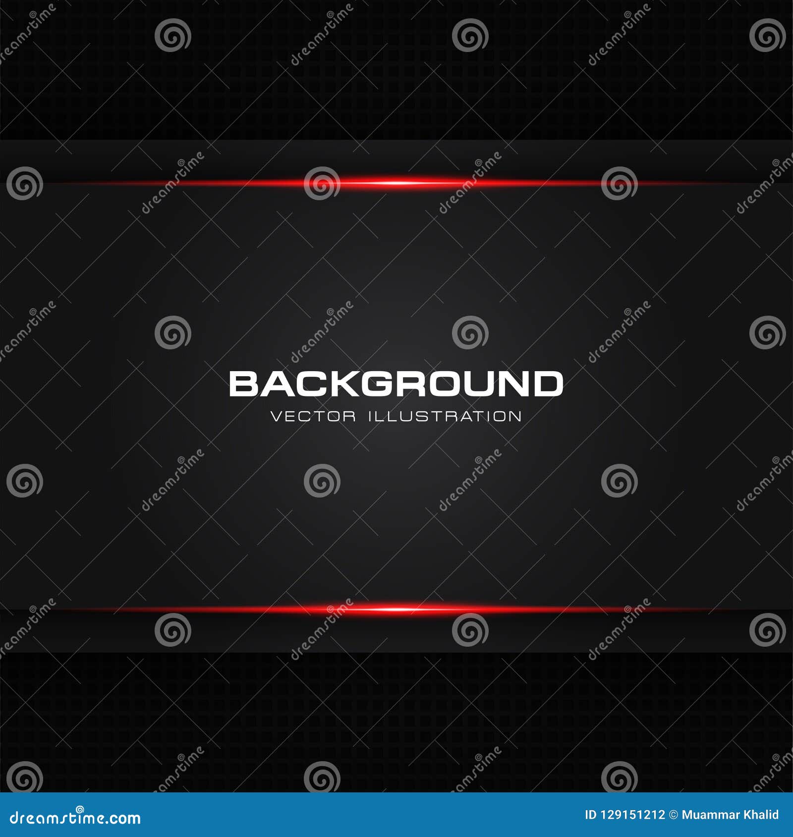 Abstract Metallic Red Shiny Color Black Frame Layout Modern Tech Design ...