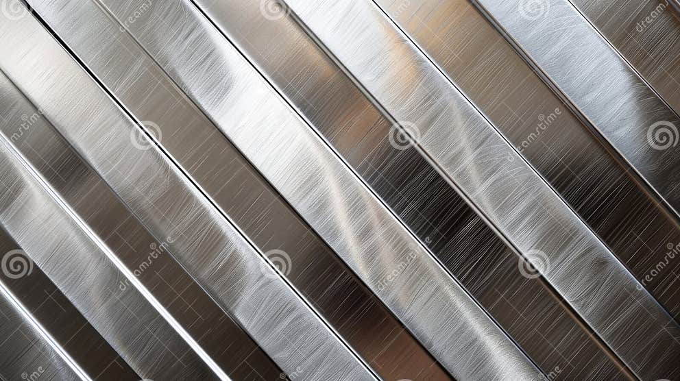 Abstract Metallic Surface Texture with Diagonal Steel Stripes Stock ...
