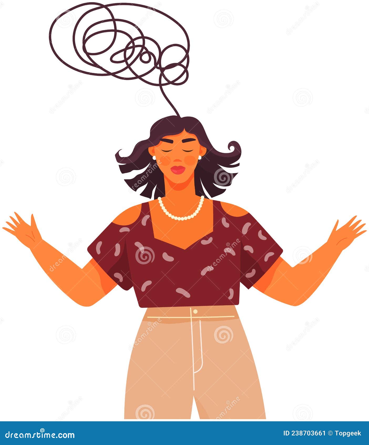 Abstract Metaphor of Problem Solving or Difficult Situation. Psychotype ...