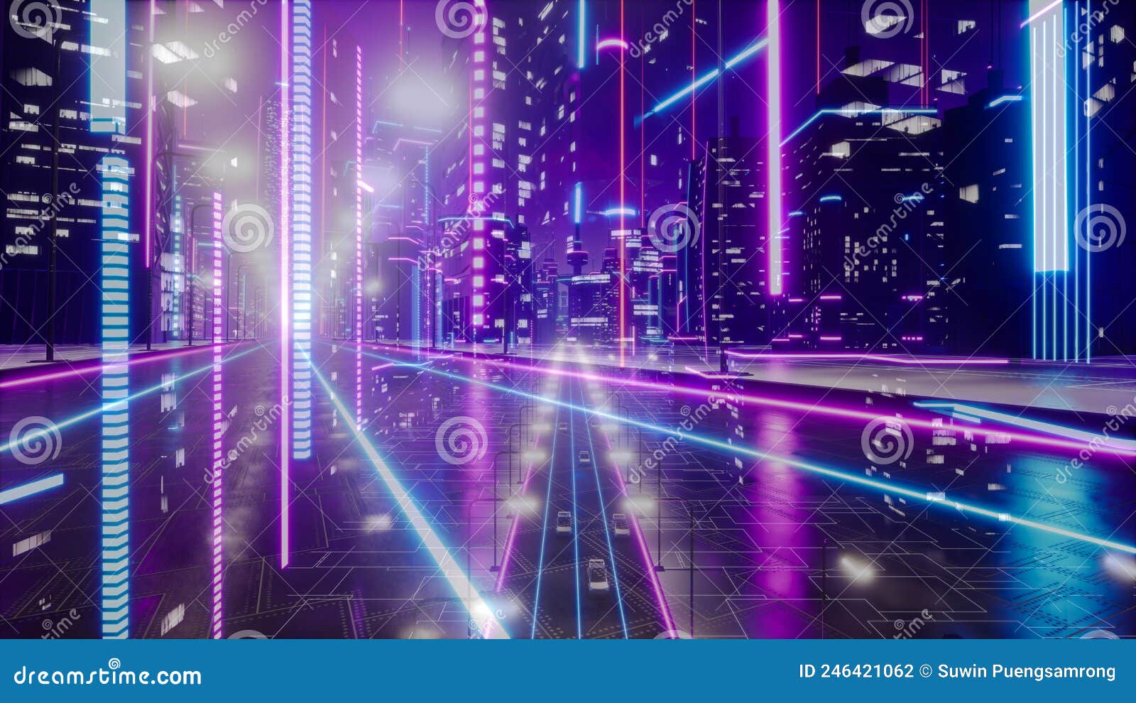 Metaverse Background Game 3d Abstract Cyber Technology Logo. Futuristic ...