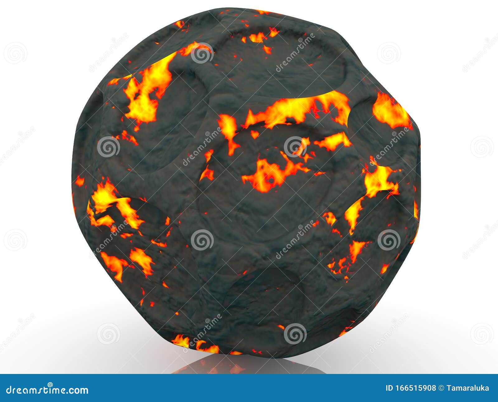 Abstract meteorite ball stock illustration. Illustration of abstract ...