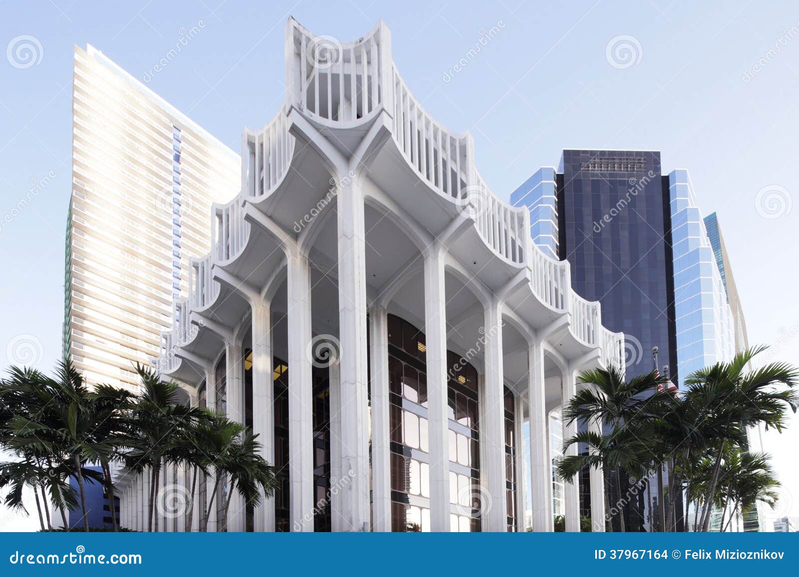 Abstract Miami building stock photo. Image of architecture - 37967164