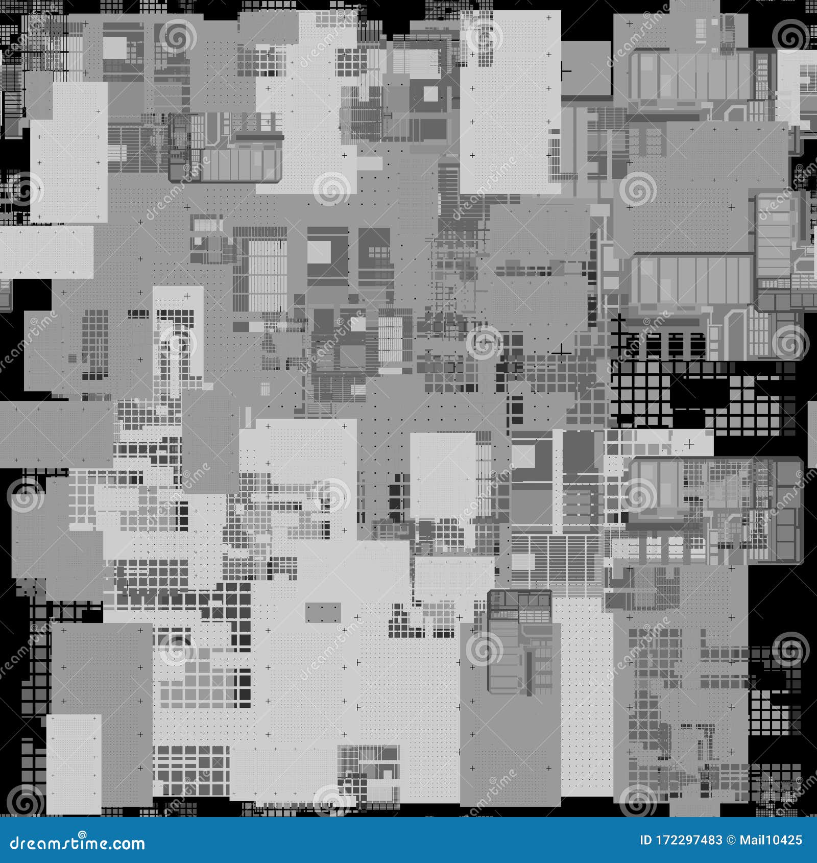 Abstract Micro Electronic Technology Circuits Texture Stock ...