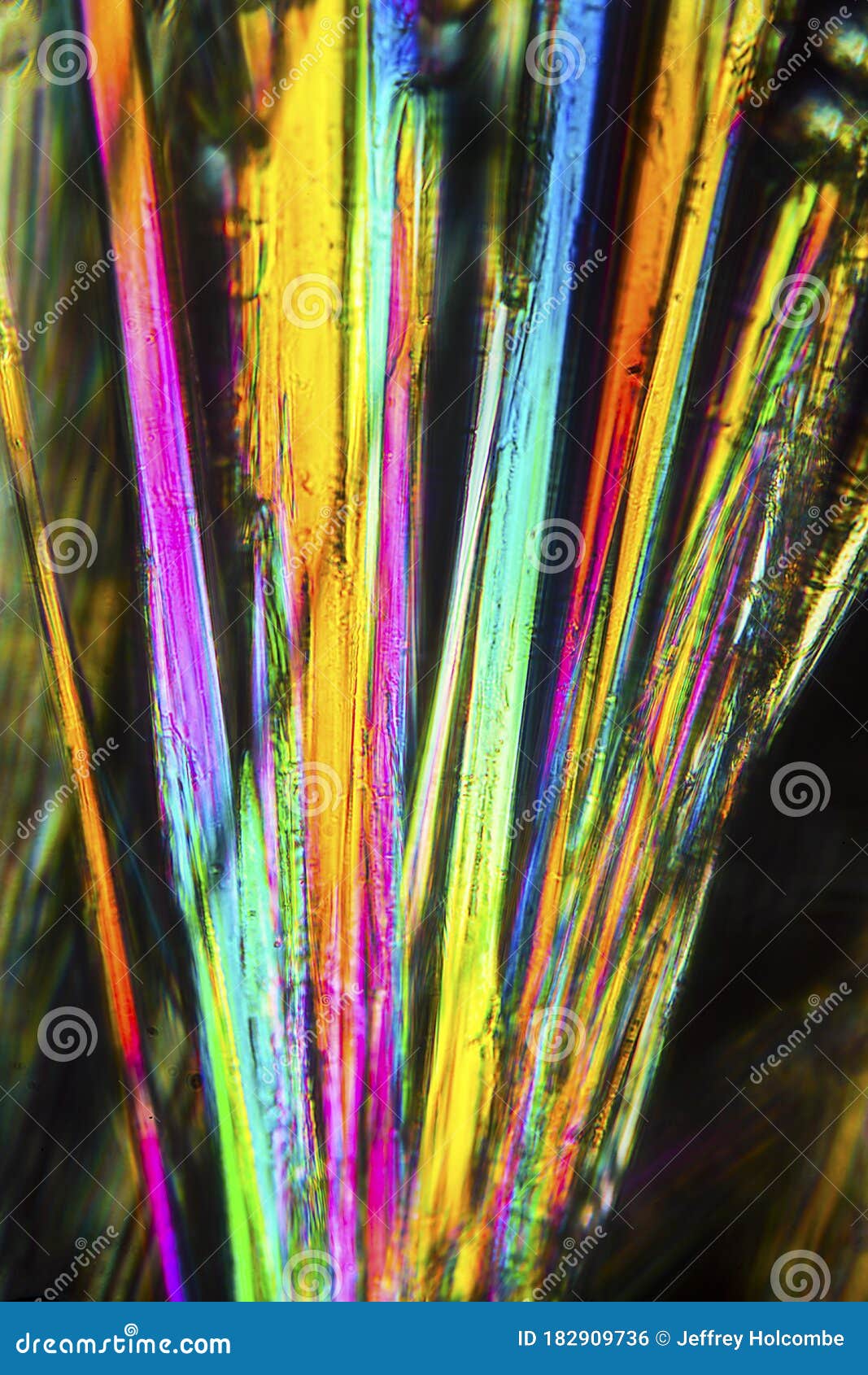 Abstract Micrograph of Crystals of the Amino Acid Alanine Stock Photo ...