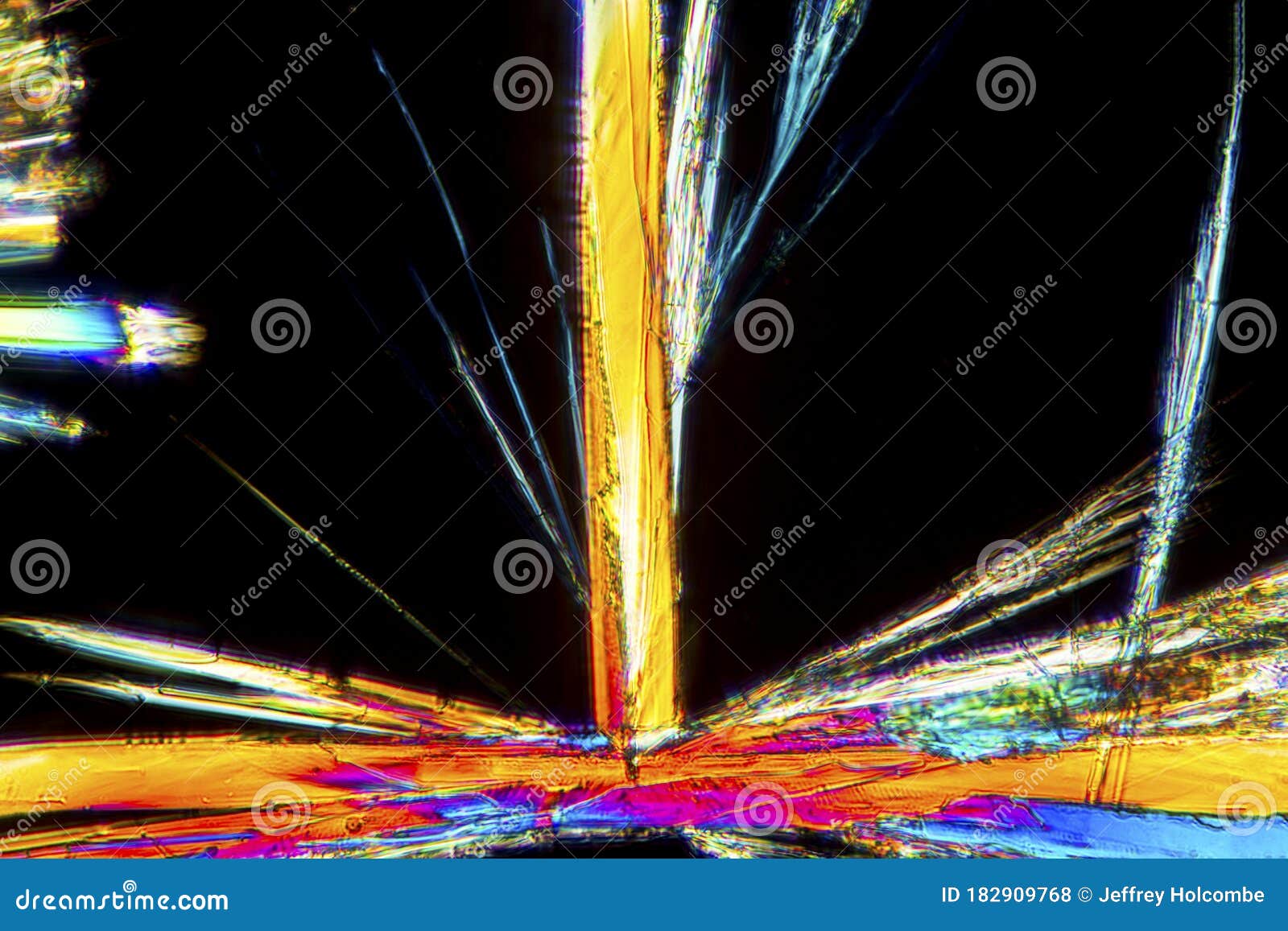 Abstract Micrograph of Crystals of the Amino Acid Alanine Stock Photo ...