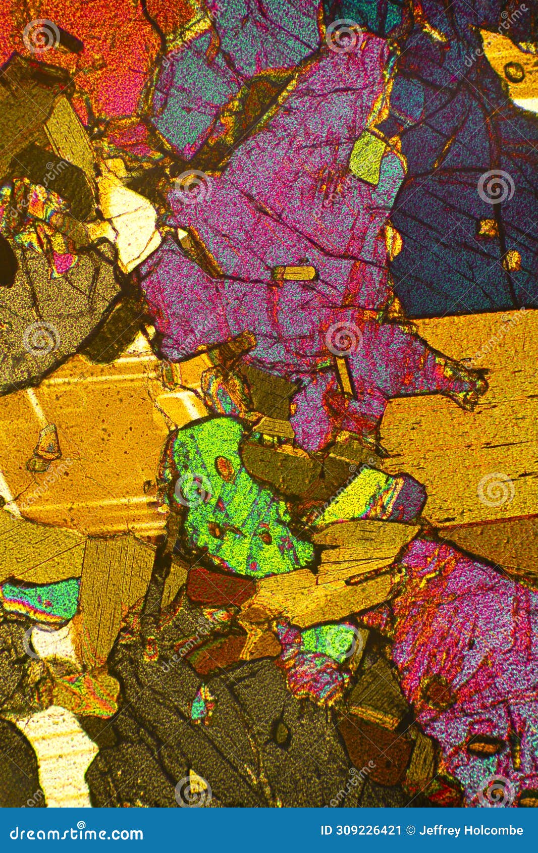 Abstract Micrograph of Orthopyroxenite, an Example of Art in Science ...