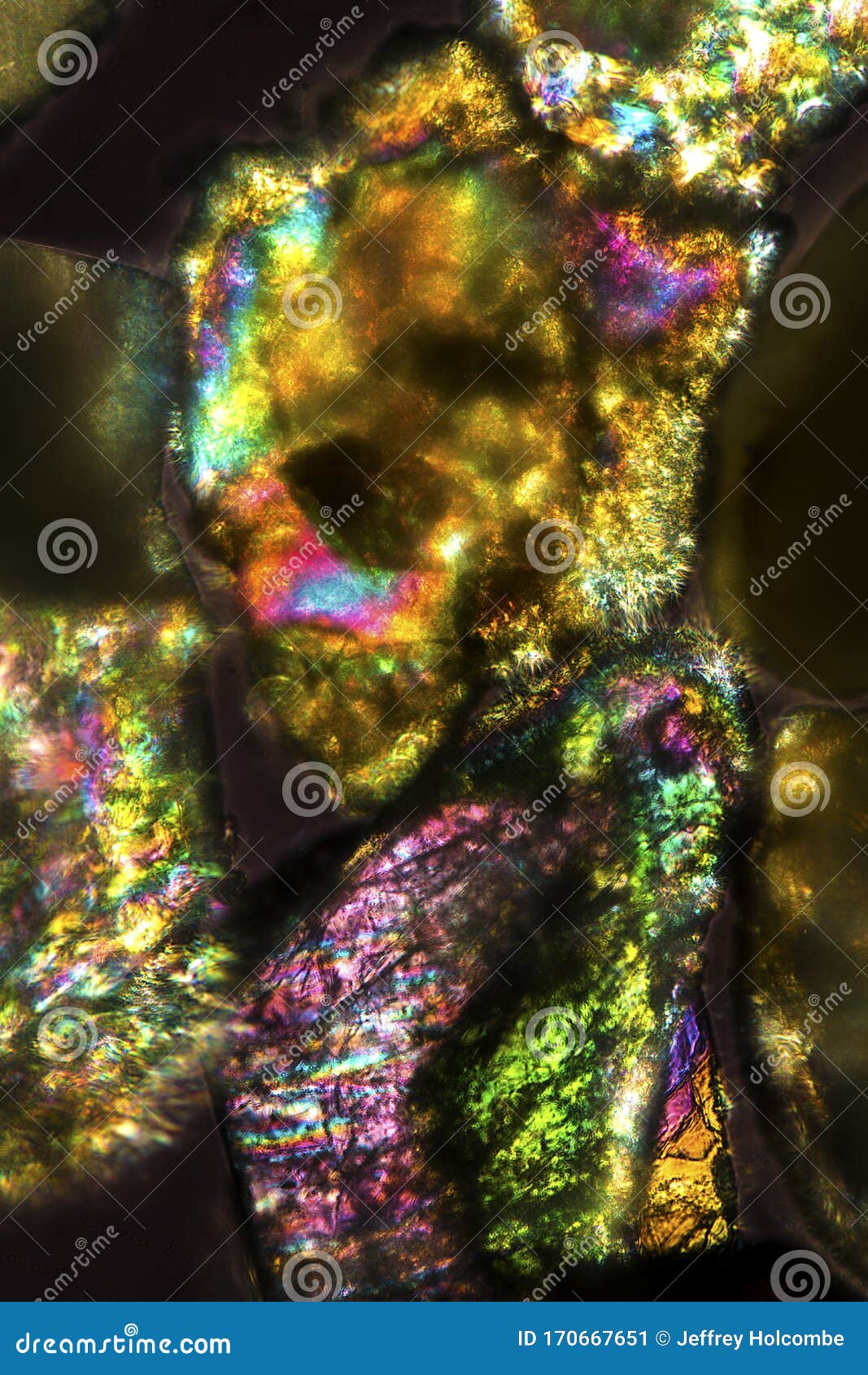 Abstract Micrograph of Sand Grains from Puerto Vallarta, Mexico Stock ...