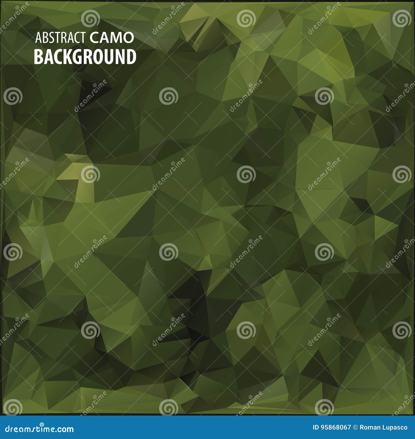 Abstract Military Camouflage Background Made of Geometric Triangles ...