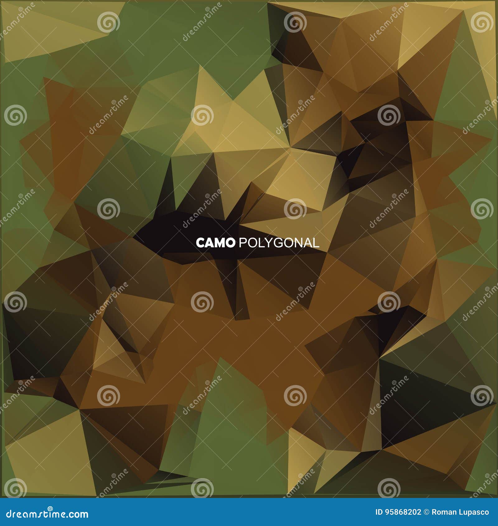 Abstract Military Camouflage Background Made of Geometric Triangles ...
