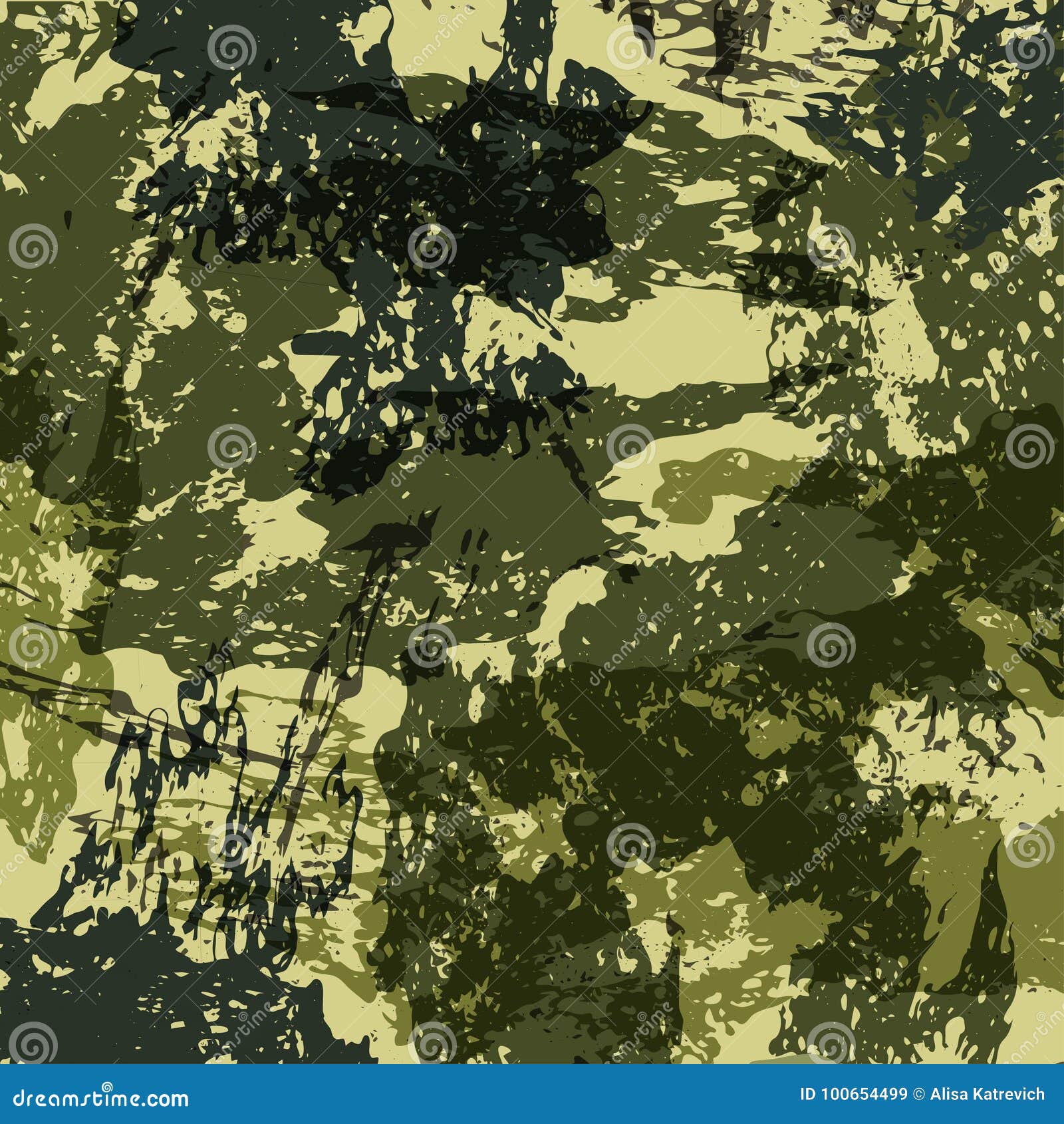 Abstract Military Camouflage Background Made of Splash. Camo Pattern ...