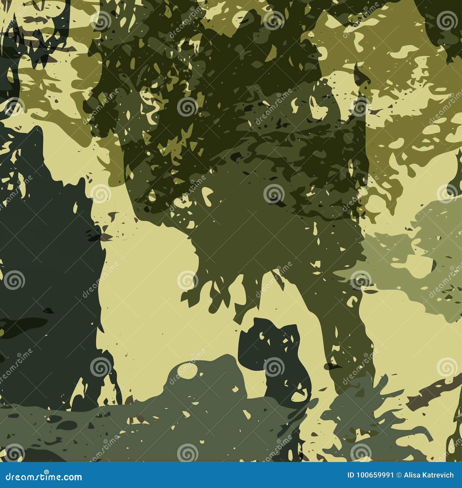 Abstract Military Camouflage Background Made of Splash. Camo Pattern ...