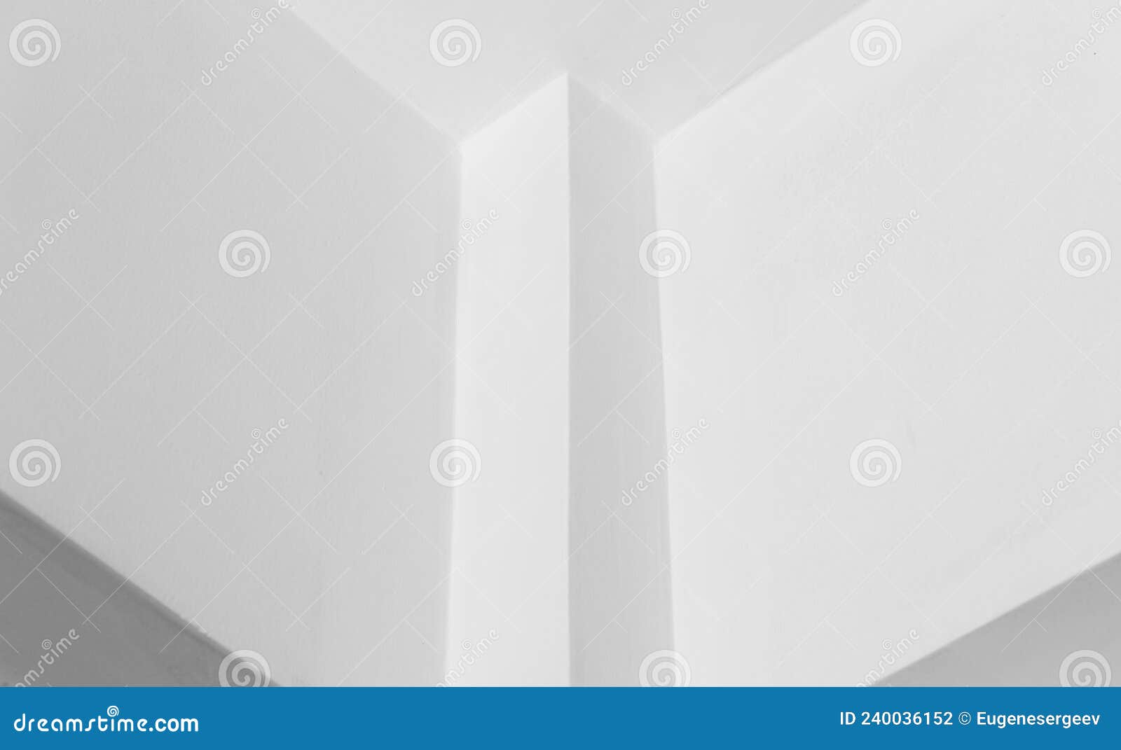 Abstract Minimal Architecture Background, White Corner Stock Photo ...