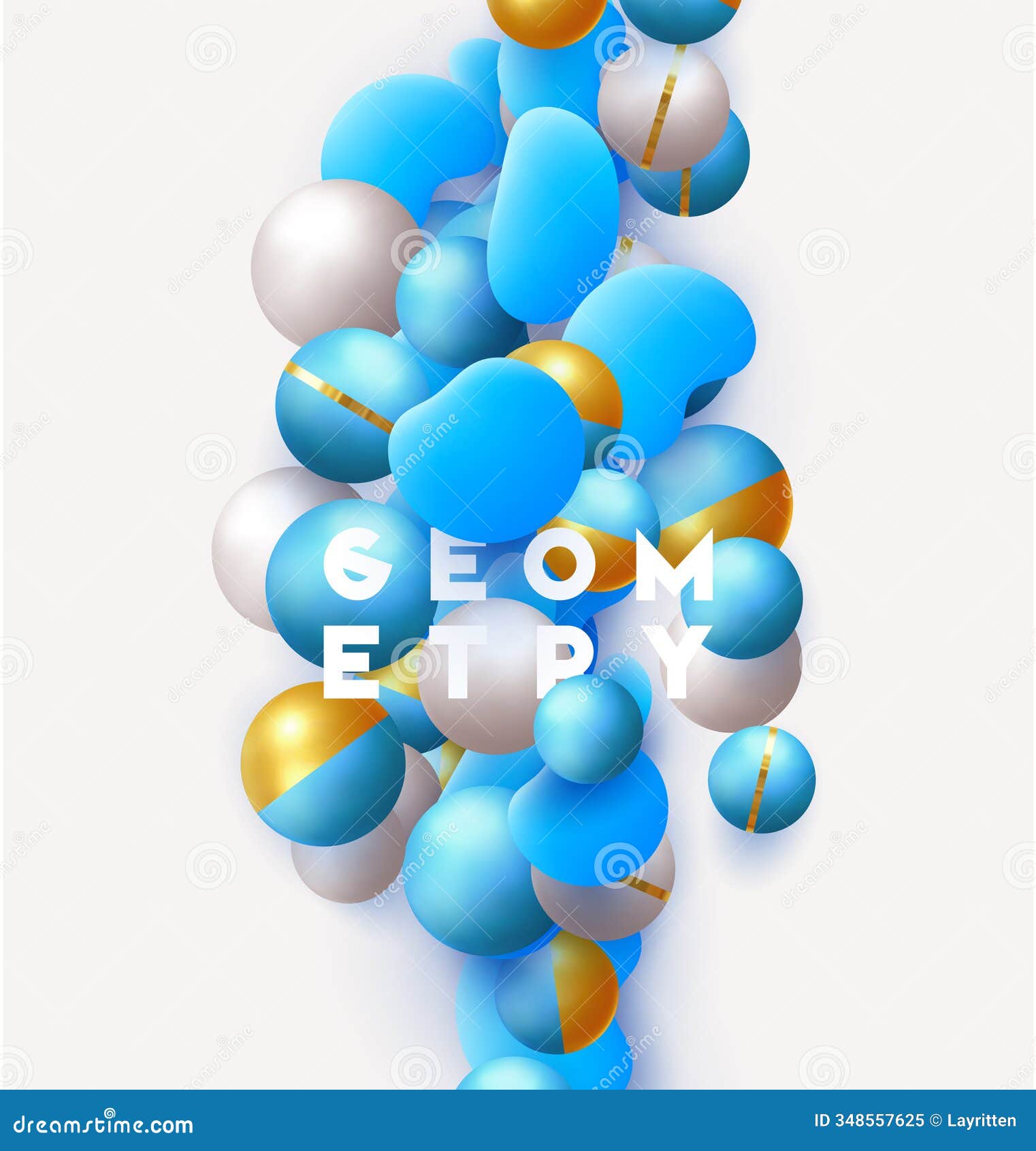 Realistic Geometric Shapes Isolated Or Basic 3d Shapes Vector ...