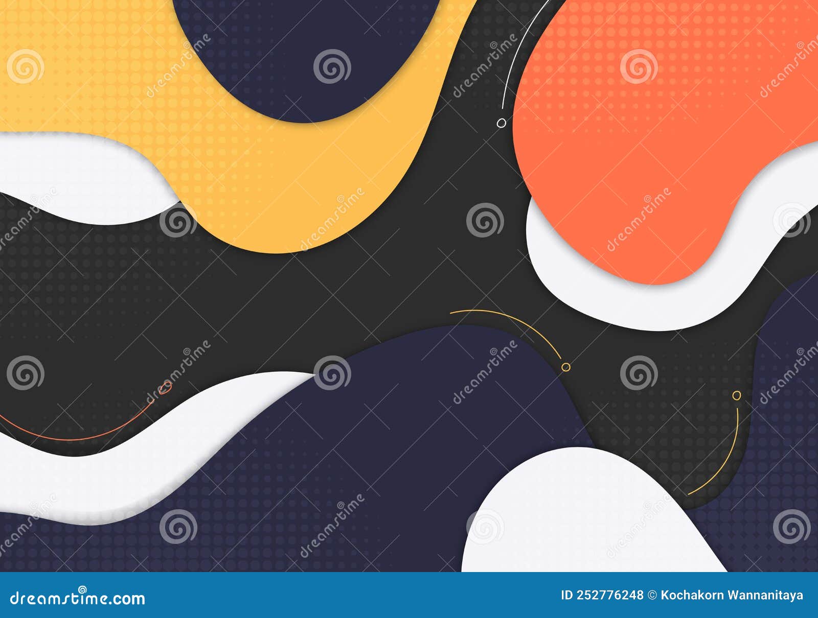 Abstract Minimal Colorful Artwork Decorative Style Template ...