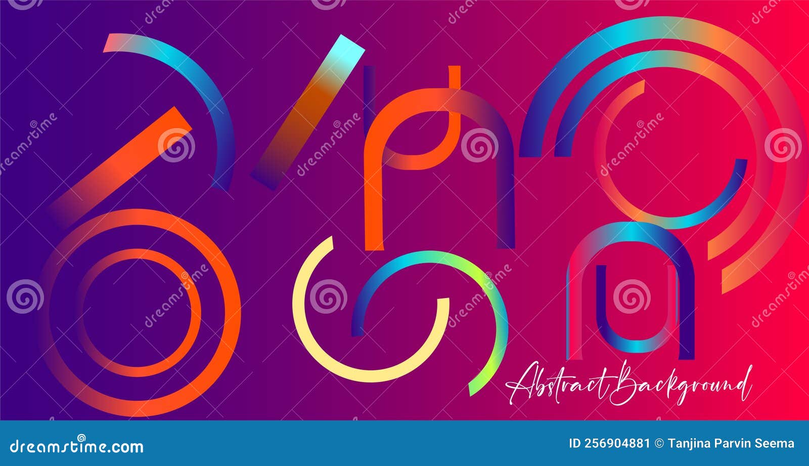 Abstract Minimal Geometric Background. Colorful Simple Shapes with ... Abstract Minimal Geometric Background. Colorful Simple Shapes with ...