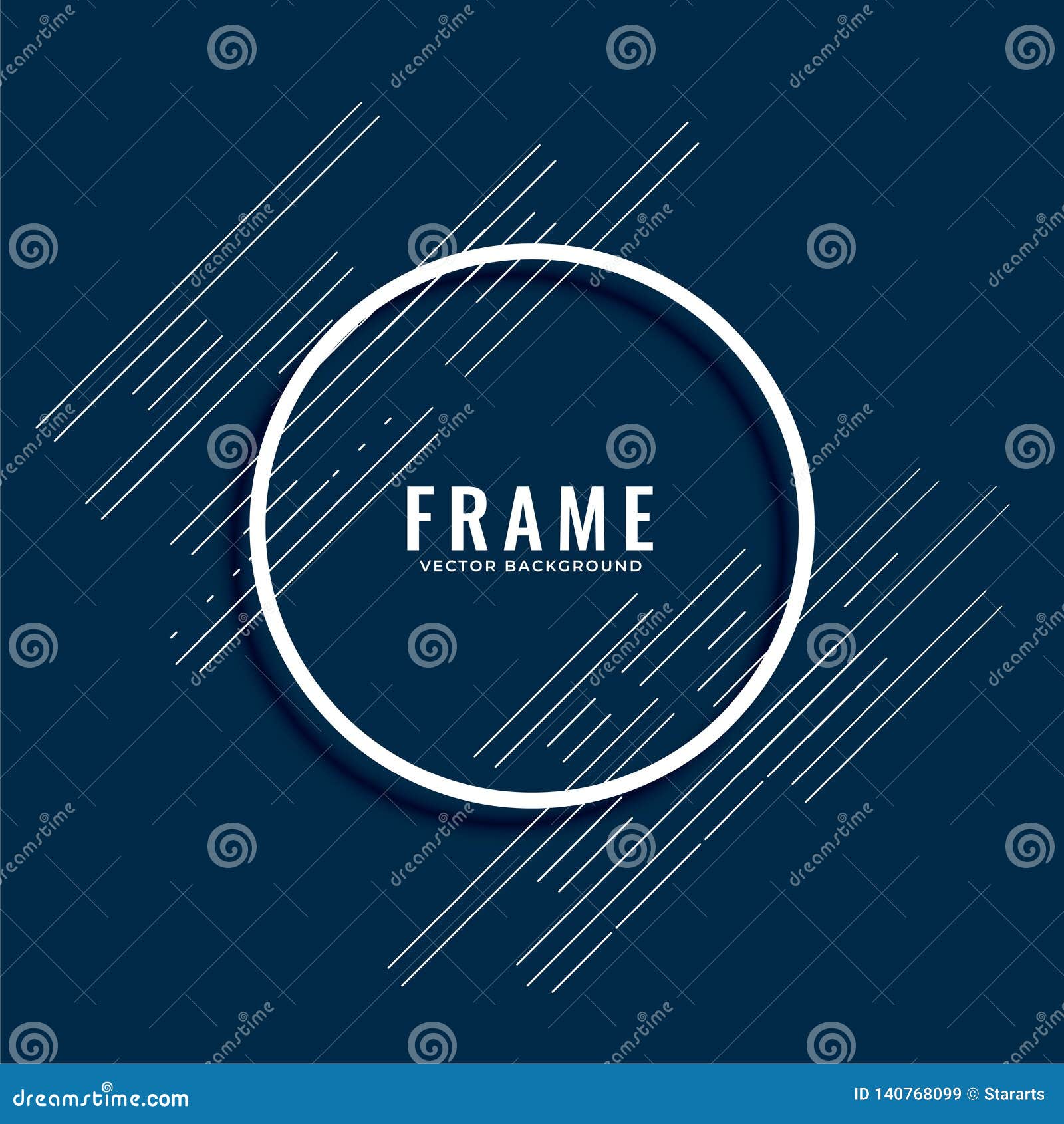 Abstract Minimal Lines Frame Background Stock Vector - Illustration of ...
