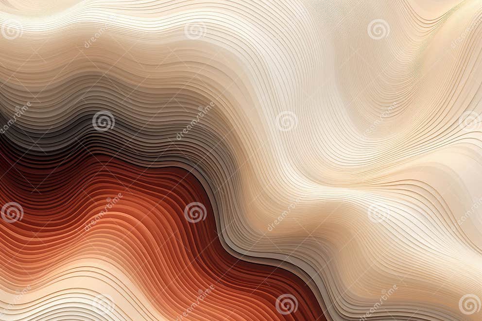 Abstract Minimal Lines Waves Pattern Background Stock Illustration ...