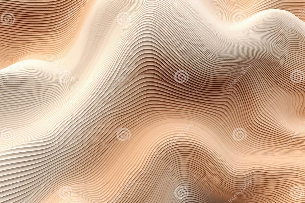 Abstract Minimal Lines Waves Pattern Background Stock Illustration ...