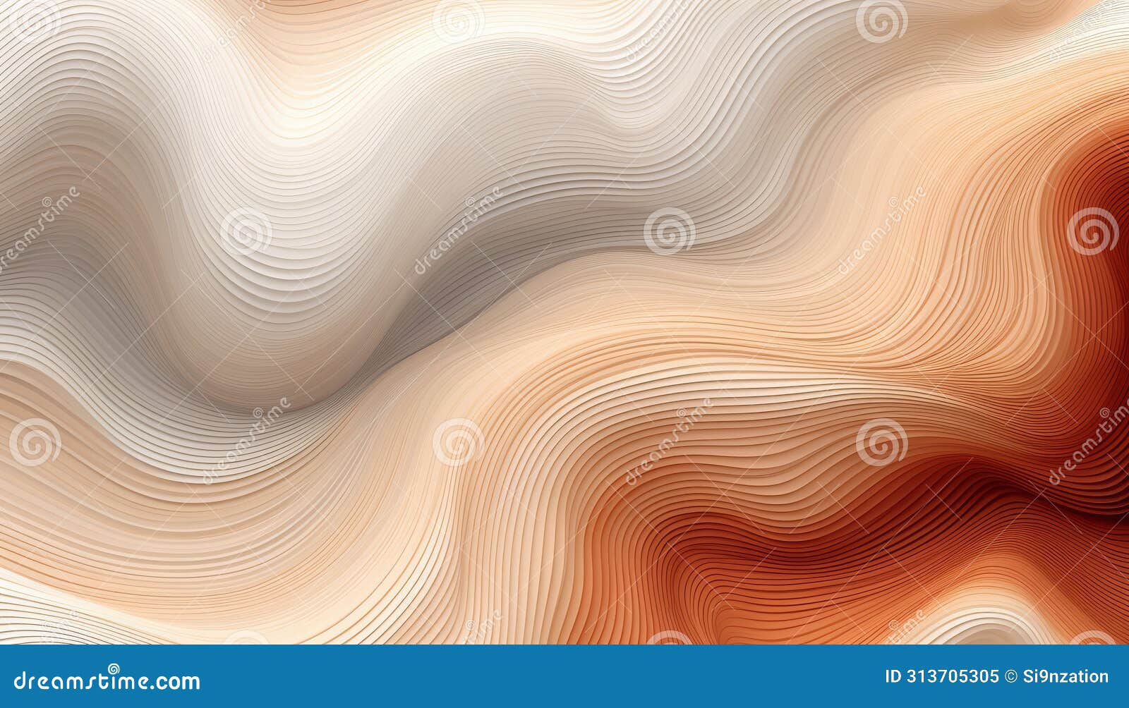 Abstract Minimal Lines Waves Pattern Background Stock Illustration ...