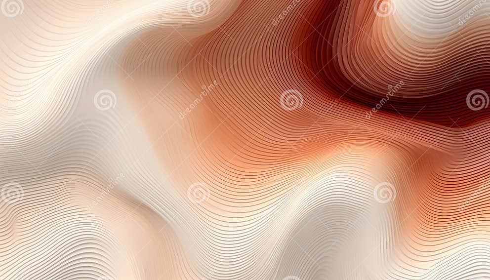 Abstract Minimal Lines Waves Pattern Background Stock Illustration ...