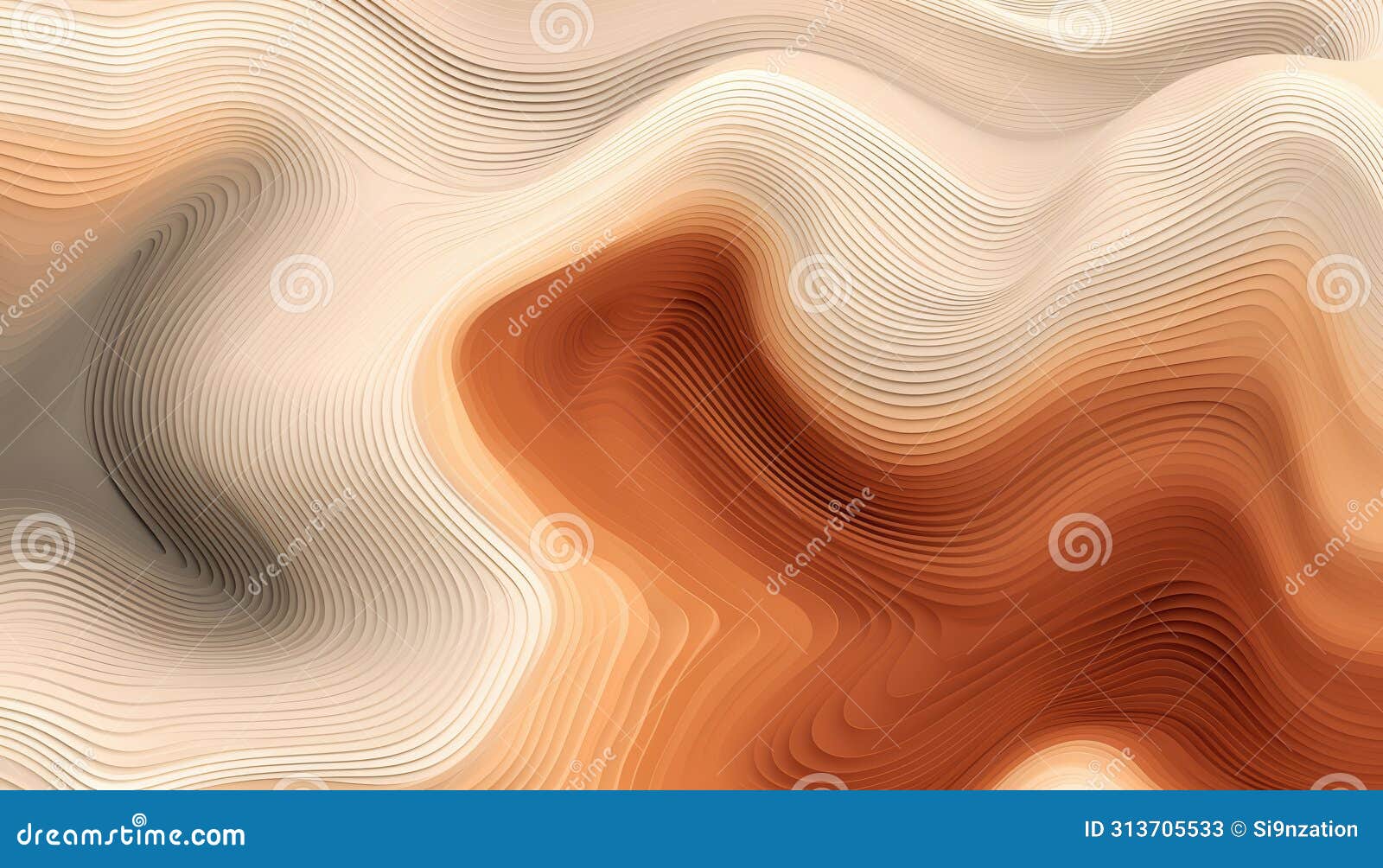 Abstract Minimal Lines Waves Pattern Background Stock Illustration ...