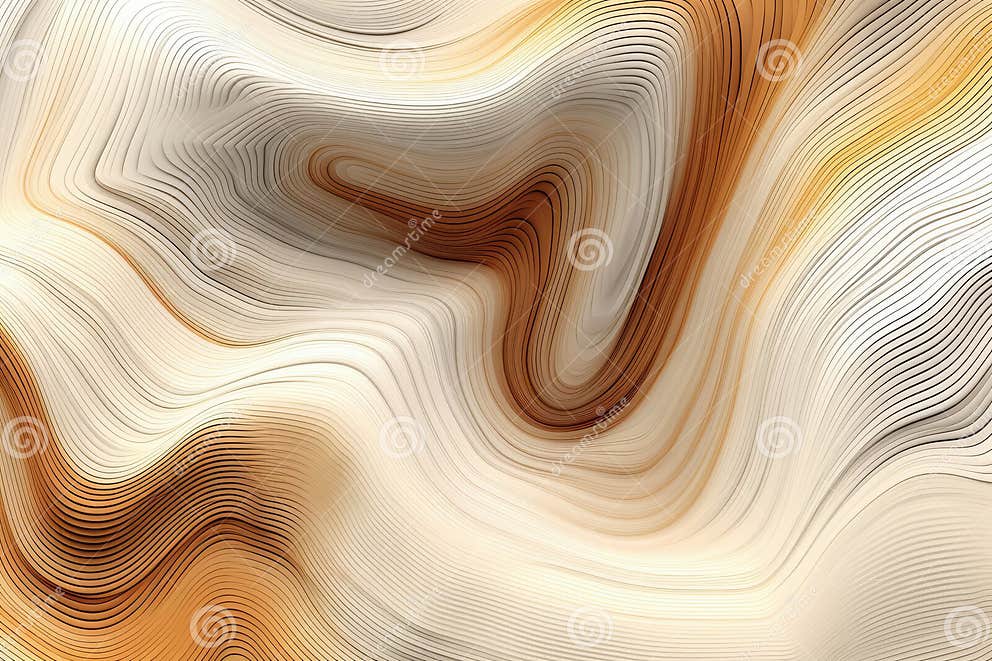 Abstract Minimal Lines Waves Pattern Background Stock Illustration ...