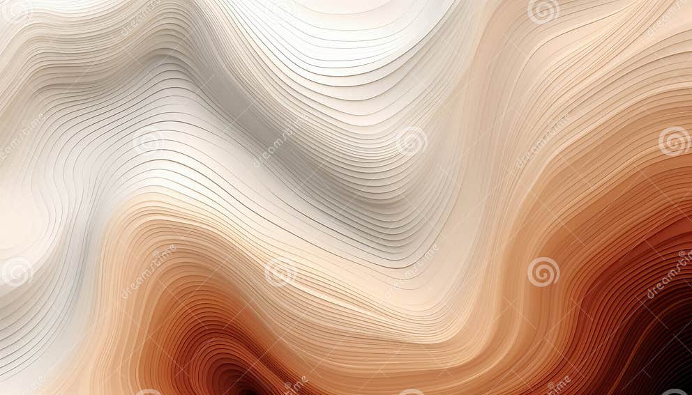 Abstract Minimal Lines Waves Pattern Background Stock Illustration ...
