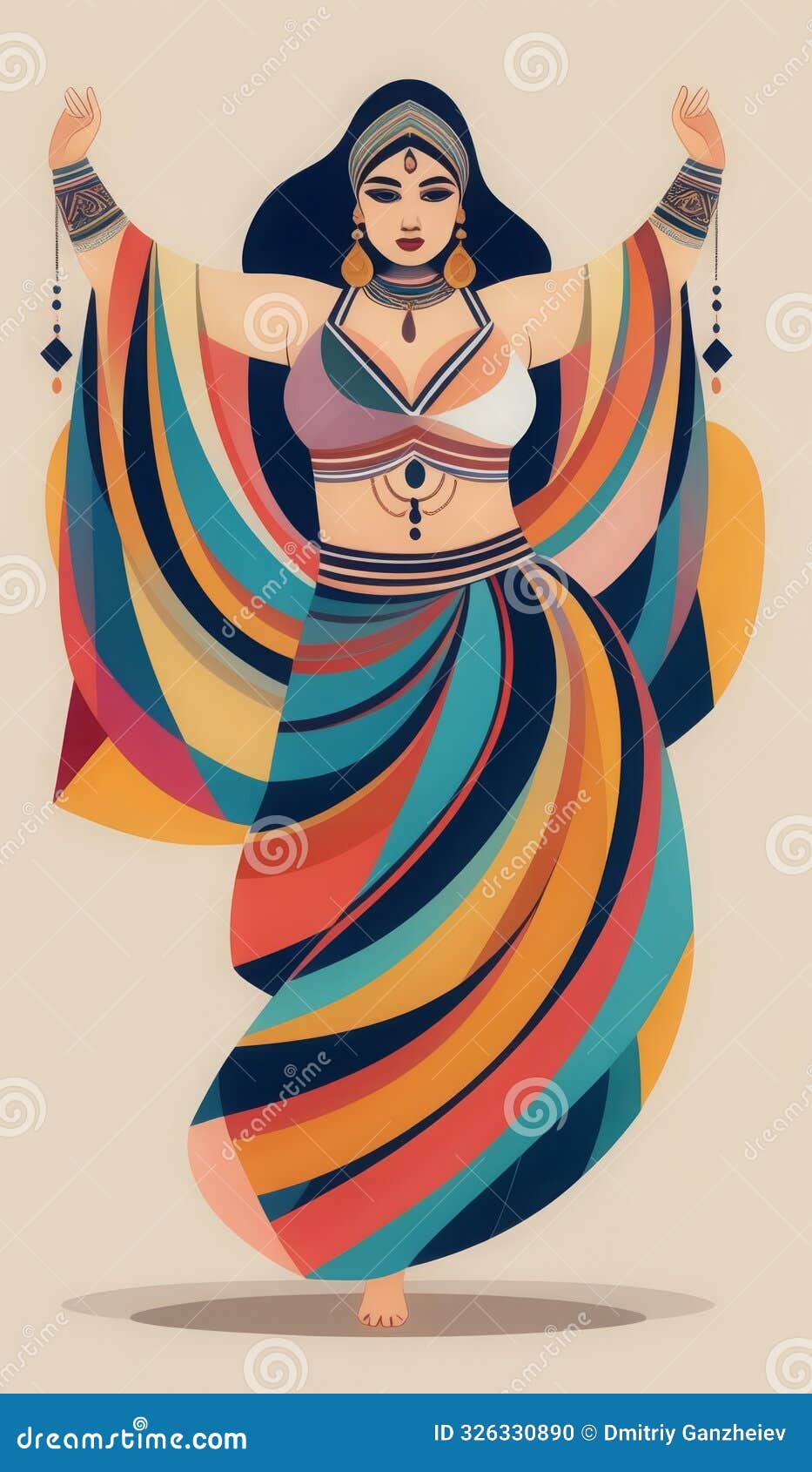 Dynamic Turkish Patterns stock illustration. Illustration of tradition ...