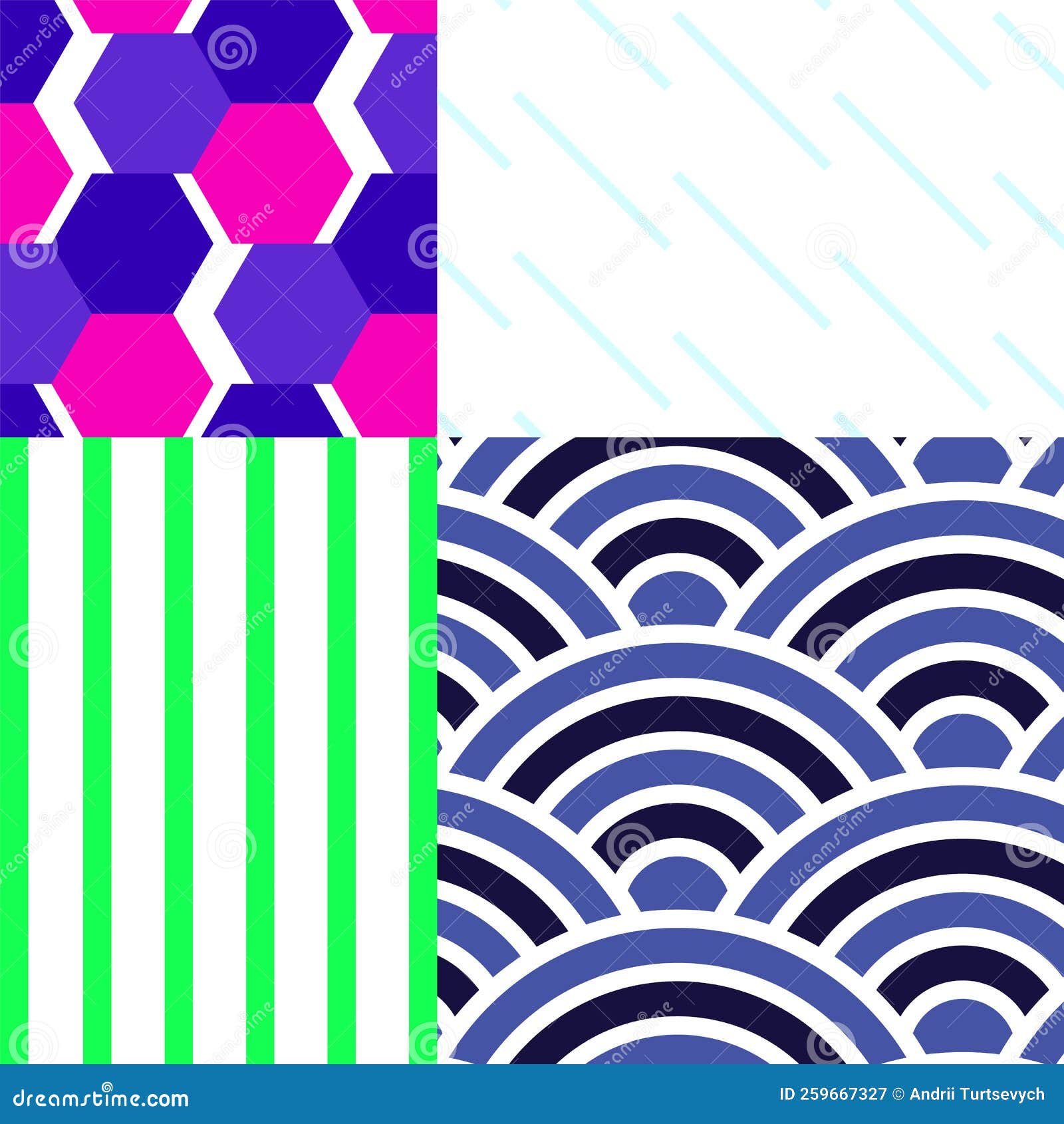 Abstract Minimalist Vector Geometry, Punchy Forms and Colors that ...