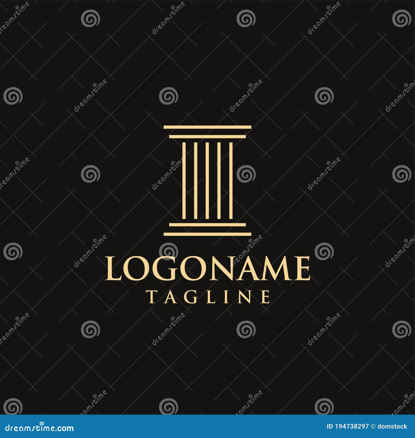 Pillar Logo Template,column Vestor Design Vector Illustration ...