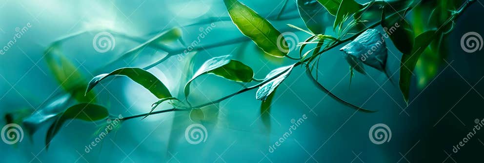 Abstract Minimalist Representation of the Interconnectedness of Nature ...