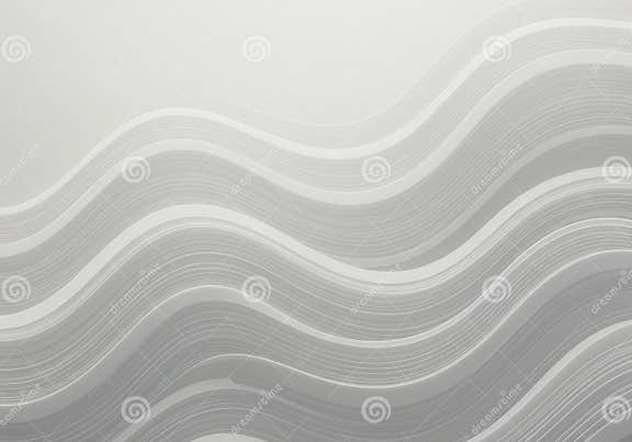 Abstract Minimalist Wave Pattern with Elegant Wavy Lines Stock Photo ...
