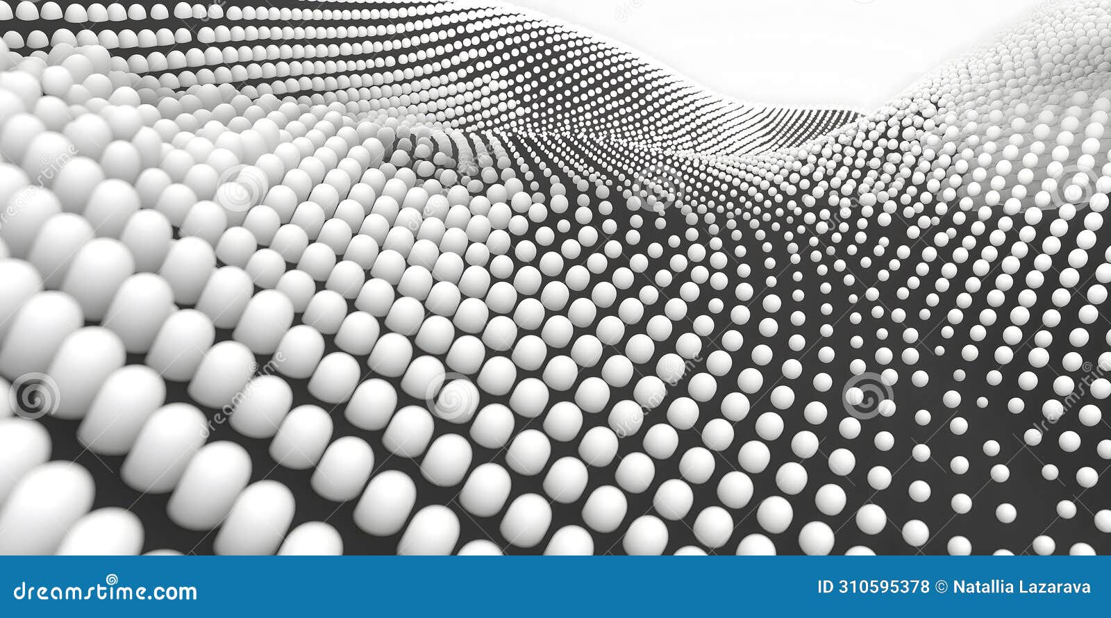 Abstract Minimalistic Background with a Dot Matrix Effect of White ...