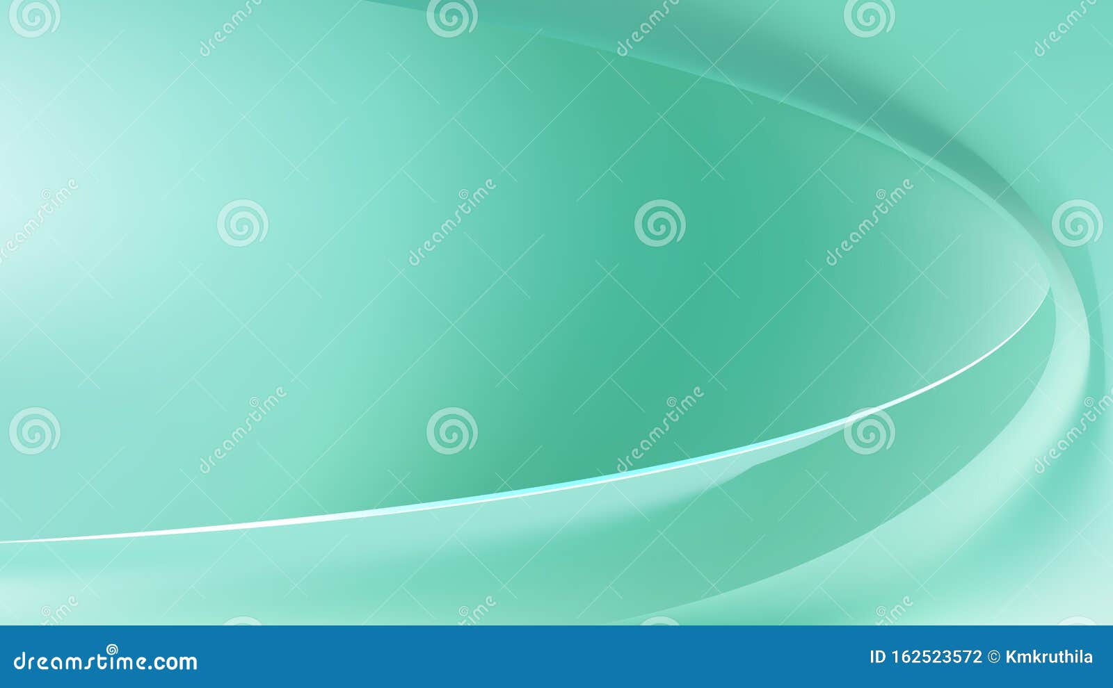 Abstract Mint Green Wave Background Vector Image Stock Vector ...