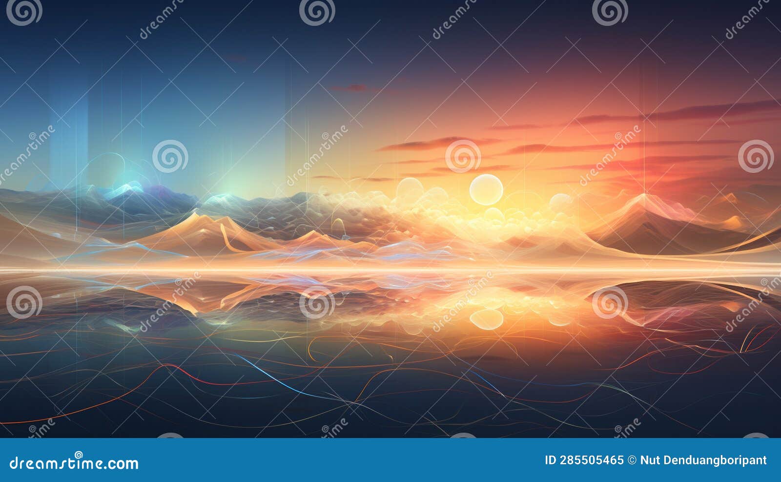 Quantum Mirage stock image. Image of realm, blurred - 285505465