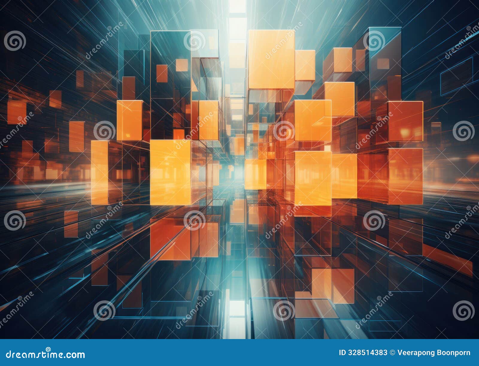 Abstract Mirror Dimension in a 75 Frame Where Minimalism and Digital ...