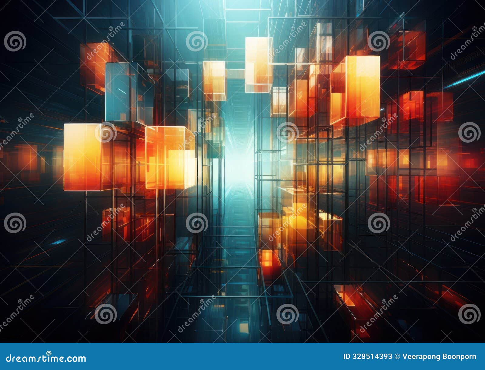 Abstract Mirror Dimension in a 75 Frame Where Minimalism and Digital ...